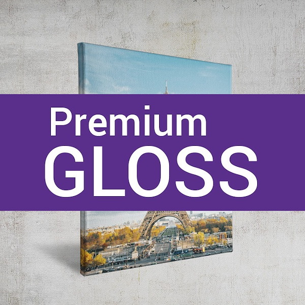 Premium Gloss Finish, 1.25in Depth Canvas