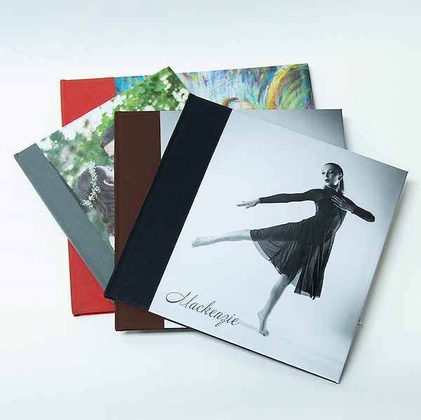 Linen and Photo Cover Photo Books