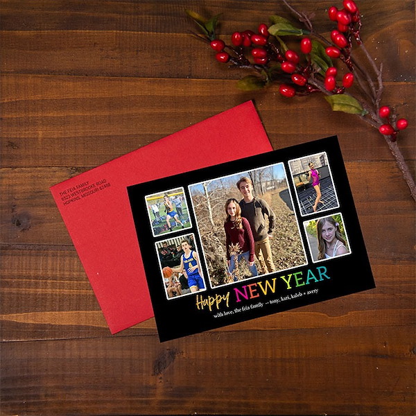 Single-sided greeting cards