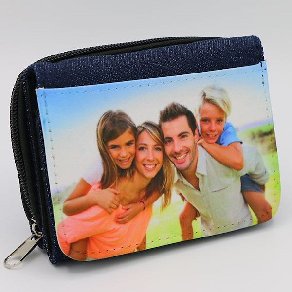 Photo Personalized Denim Wallet | Custom Wallets | Photobucket Print Shop