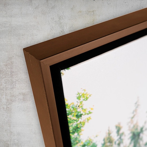 Matte Canvas in Espresso Frame