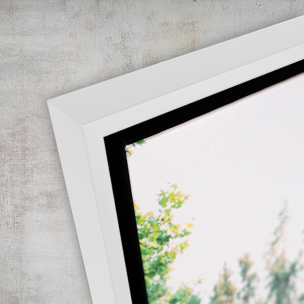 Gloss Canvas in White Frame